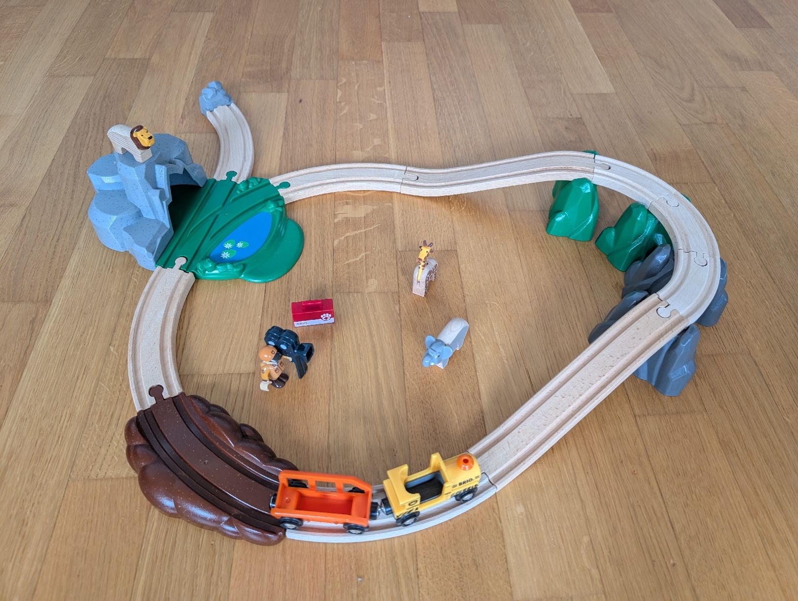 Brio Safari Eisenbahn Set Holz Eisenbahn 33960 (Gebraucht) in Wädenswil für CHF 20 – mit ...