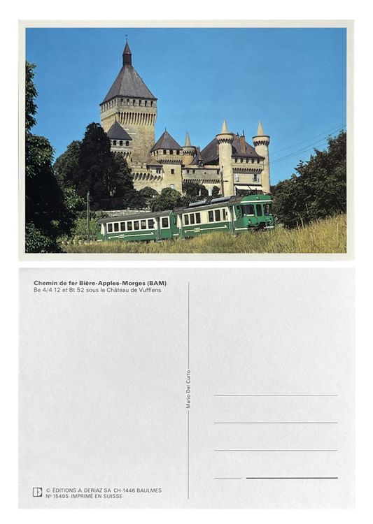 Vufflens-le-Château Hautemorges Morges Bahn BAM Be 4/4 12 (Neu (gemäss ...