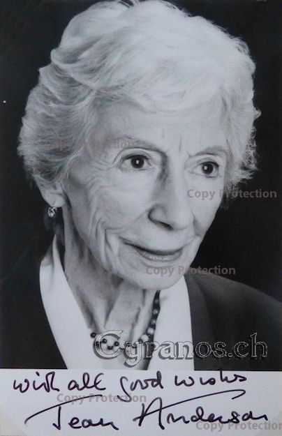 Jean Anderson (1907-2001) - Schauspielerin - Autogramm (Gebraucht) in Dietikon für CHF 14 – mit ...