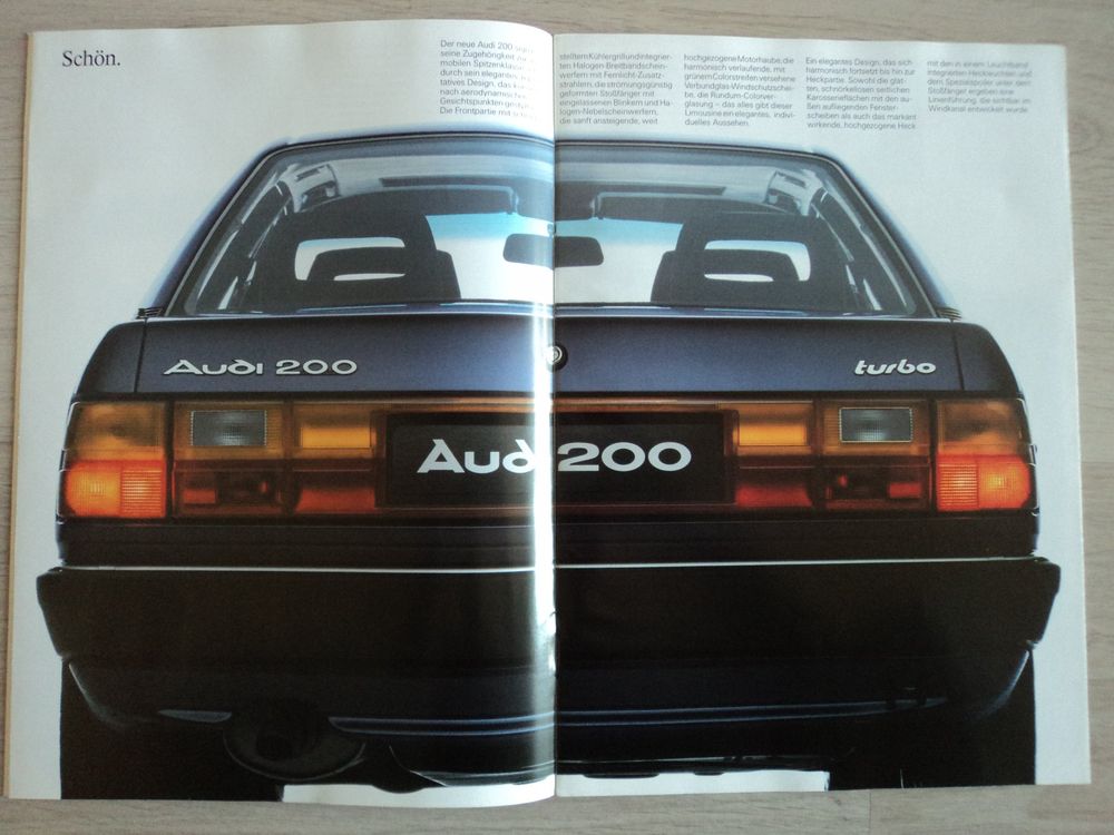 Prospekt Audi 200 Turbo 1990 | Kaufen auf Ricardo