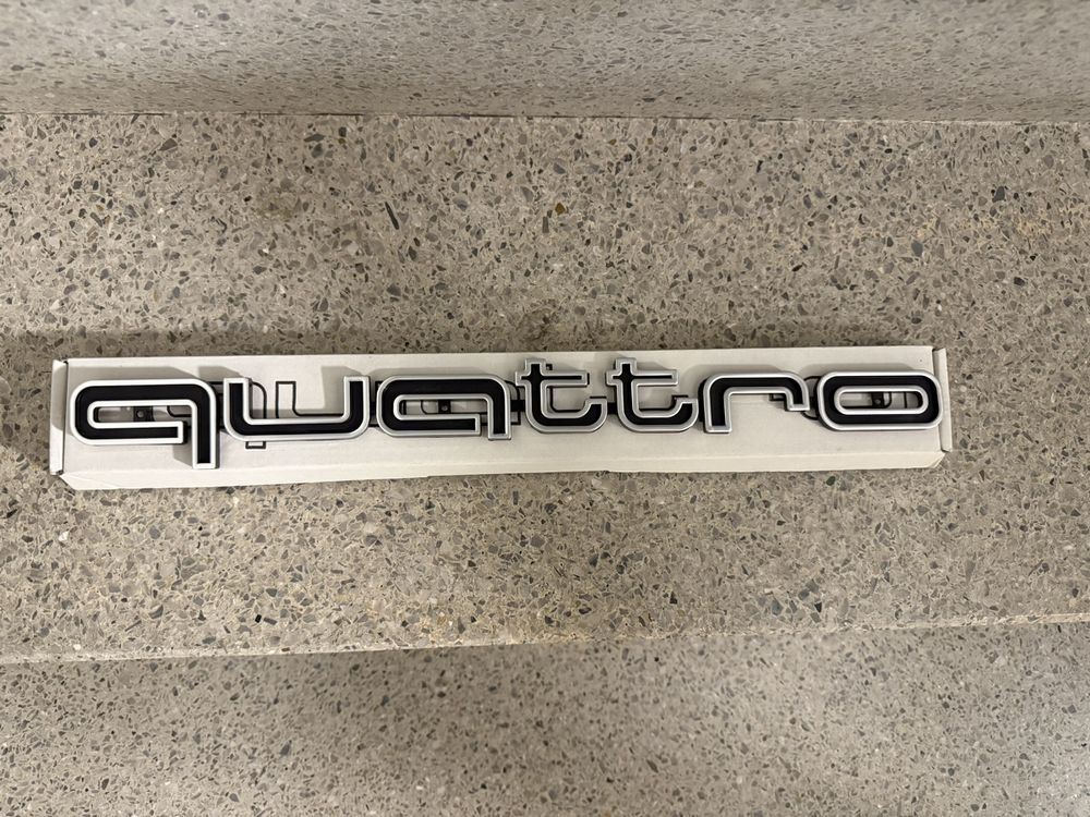 Audi Quattro Emblem (Neu und originalverpackt) in Emmenbrücke für CHF ...