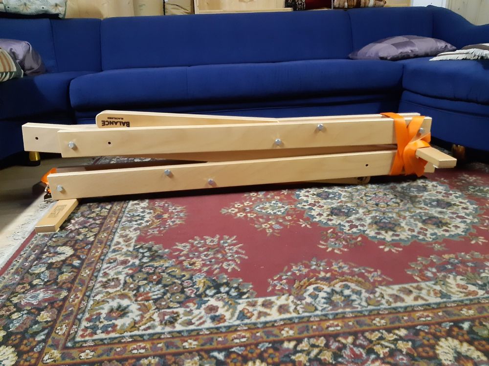 Slackline mit Holzgestell | Kaufen auf Ricardo