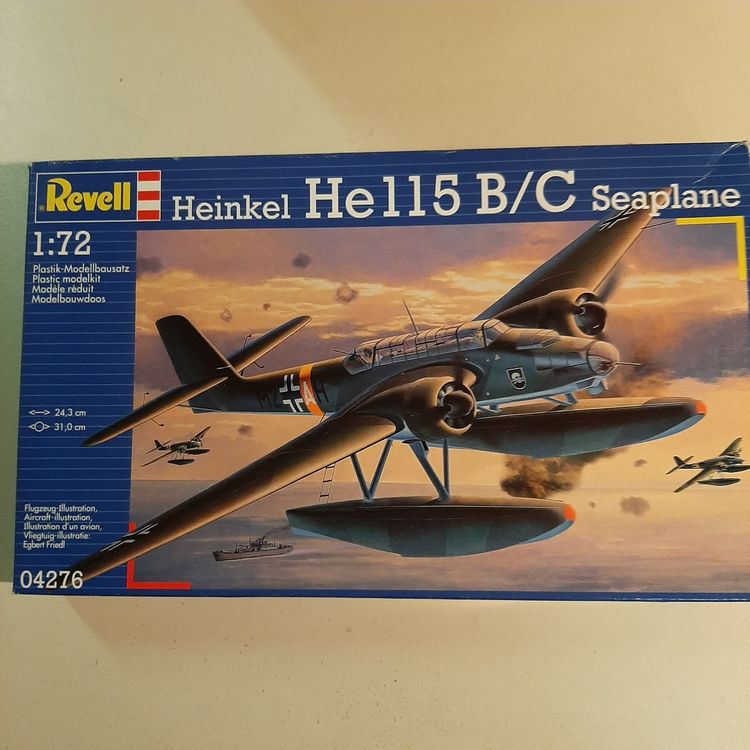 3301 Heinkel He 115 B/C Seaplane Revell 04276 | Kaufen auf Ricardo