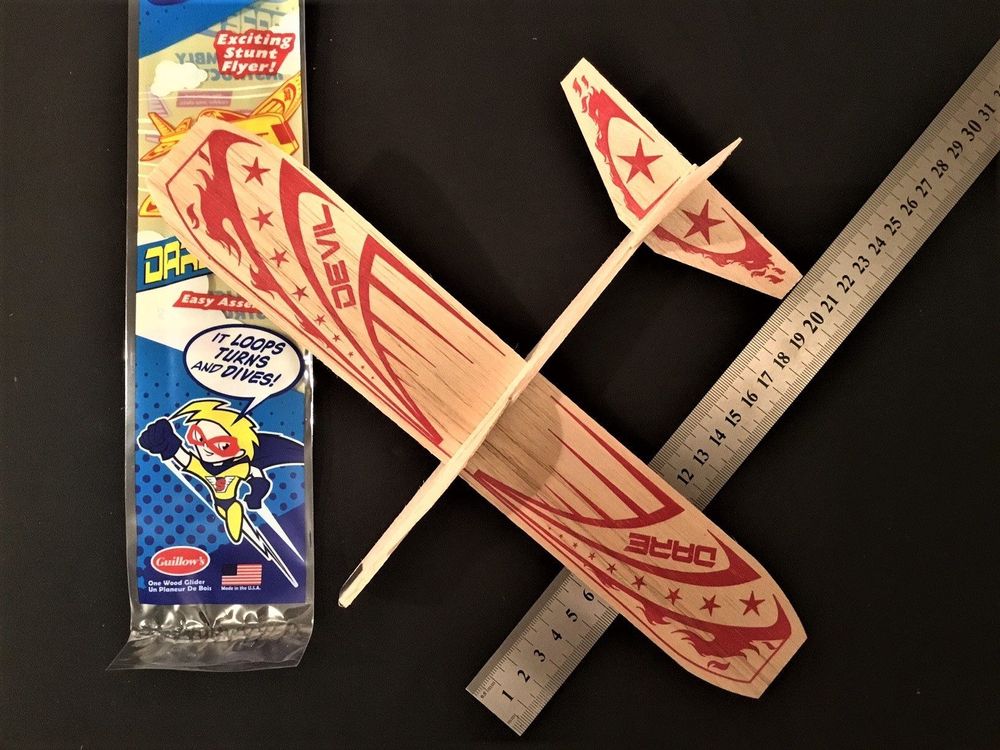 Balsaholz Flieger, Dare Devil, 2 Stück neu, (1227) (Neu und ...