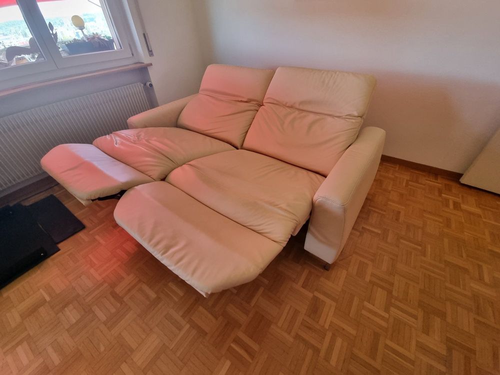 Himolla Sofa Echt-Leder elektrisch verstellbar | Kaufen auf Ricardo