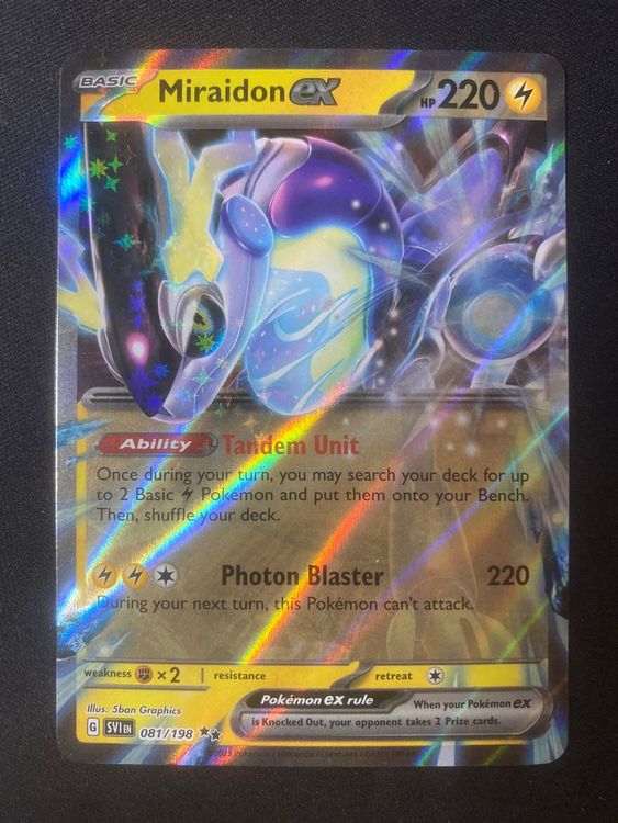 Miraidon ex 81 - Scarlet & Violet - EN ab 1 (Neu (gemäss Beschreibung ...
