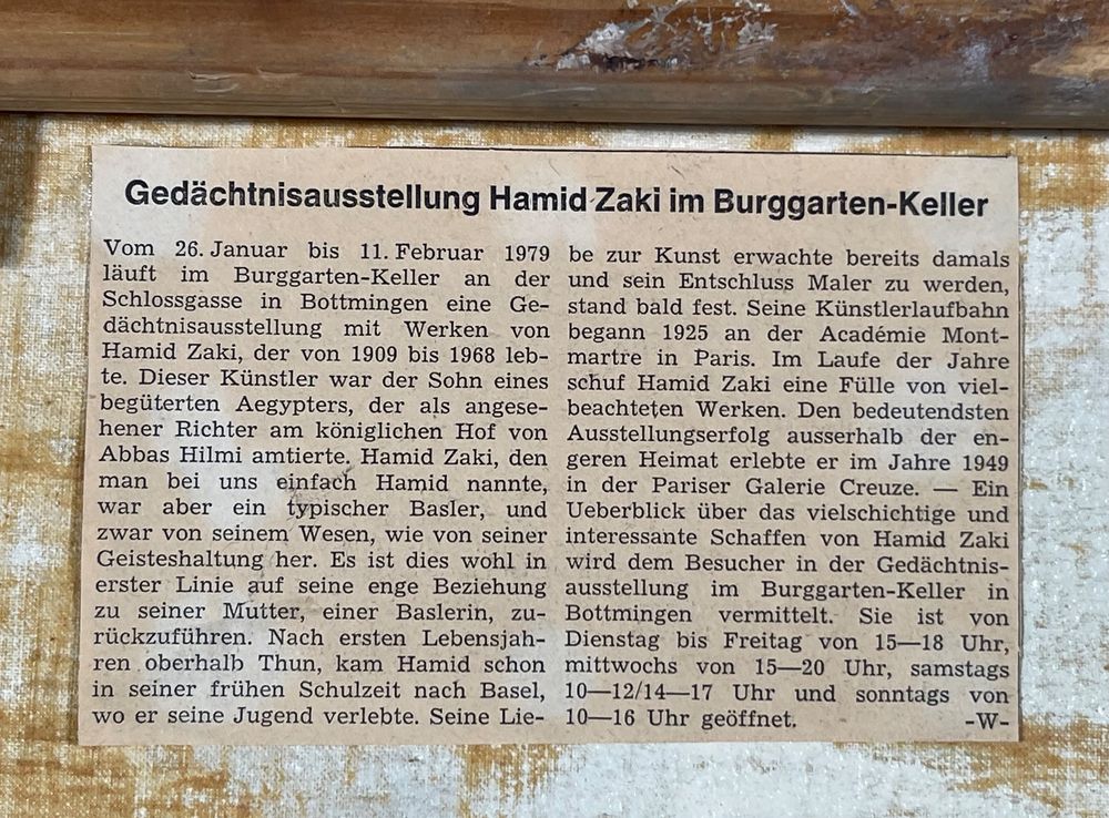 Hamid ZAKI(1909-1968)Gemälde | Kaufen auf Ricardo