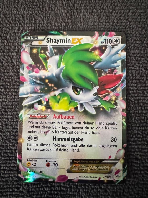 Pokemon XY Shaymin EX DE | Kaufen auf Ricardo