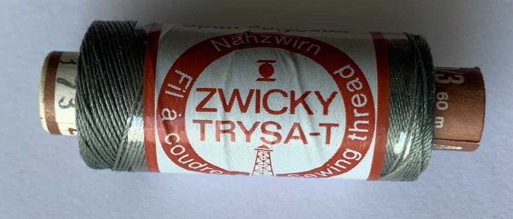 Zwicky Trysa T 30/3 60m Nähzwirn, Grau N°873 (Neu (gemäss Beschreibung ...