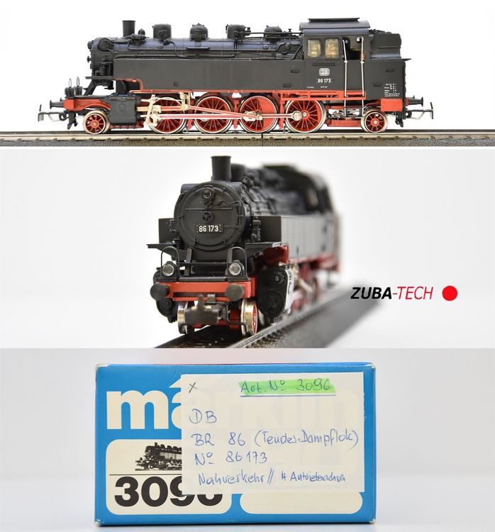 Märklin 3096 Dampflok BR 86 DB H0 WS OVP | Kaufen auf Ricardo