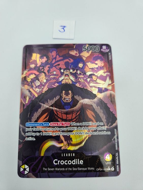 Crocodile (OP04-058) - Alternate Art | Kaufen auf Ricardo