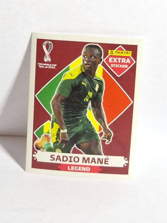 WM 2022 Sadio Mané Panini Extra Sticker | Kaufen auf Ricardo