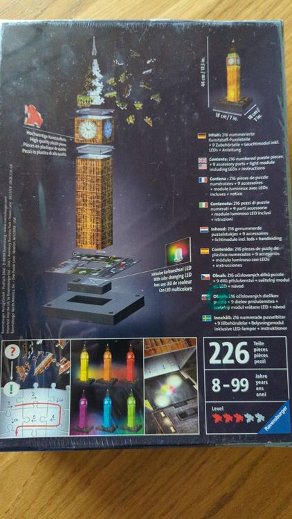 3D Big Ben puzzle neu | Kaufen auf Ricardo