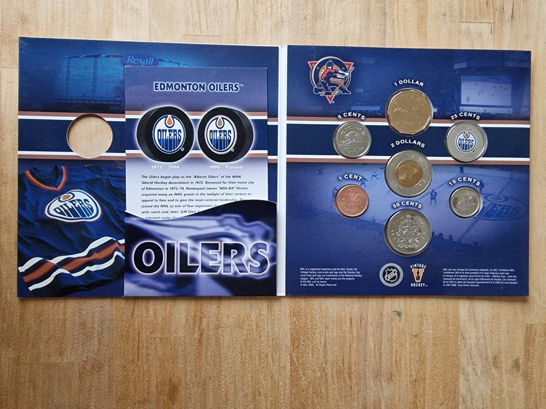 Edmonton Oilers (NHL) Commemorative Coin Set 2007 (Gebraucht) in Kriens ...