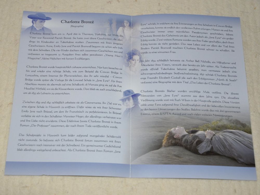 DVD Jane Eyre - Charlotte Brontë - Zeitloser Klassiker! (Gebraucht) in Boll für CHF 0.5 – mit ...