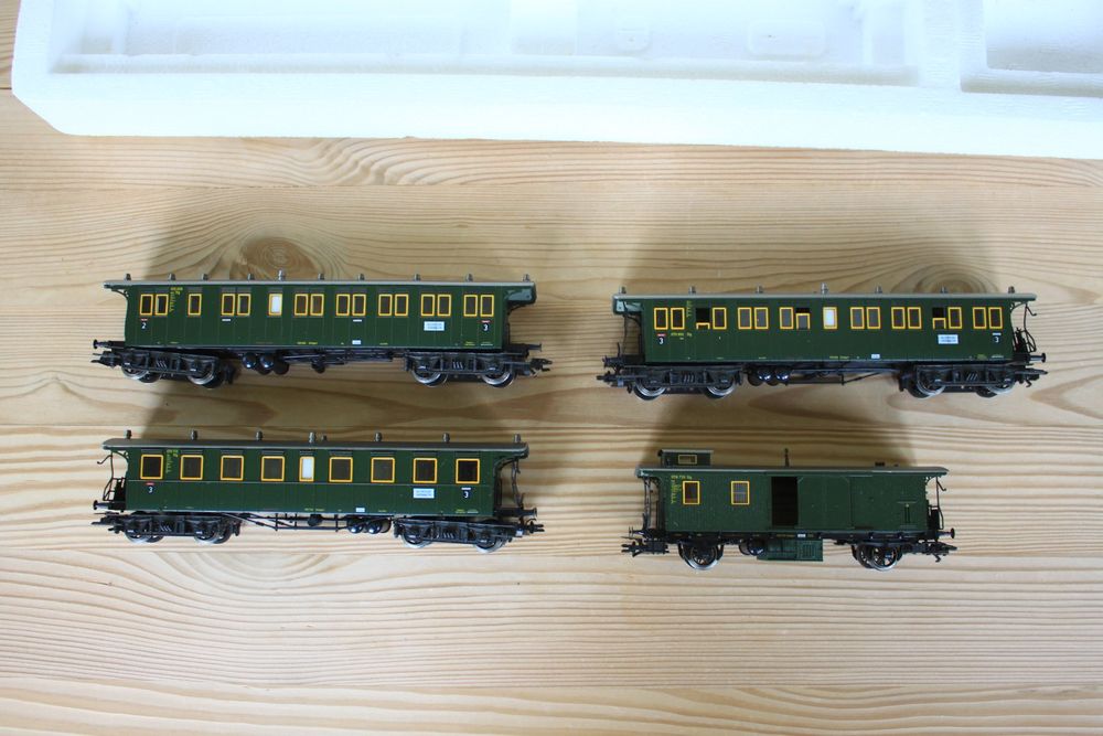 Märklin 42102 Wagenset Württembergischer Personenzug H0 WS (Gebraucht ...