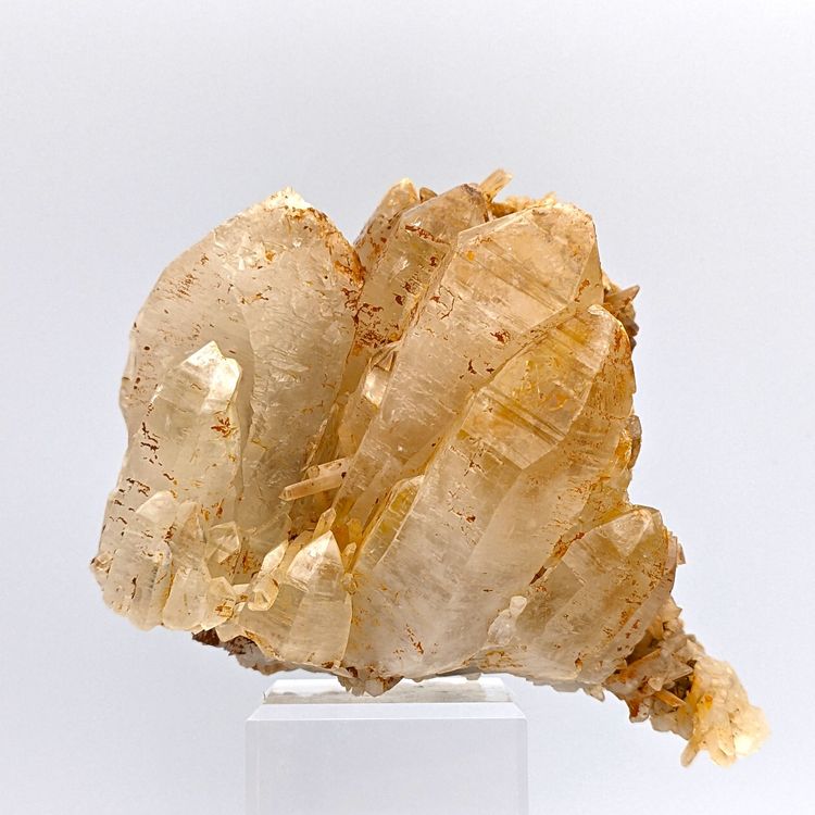 NATÜRLICHER GELBGESTREIFTER DELPHINIT-QUARZ, ALPIN, LIMONIT (Neu (gemäss Beschreibung)) in ...