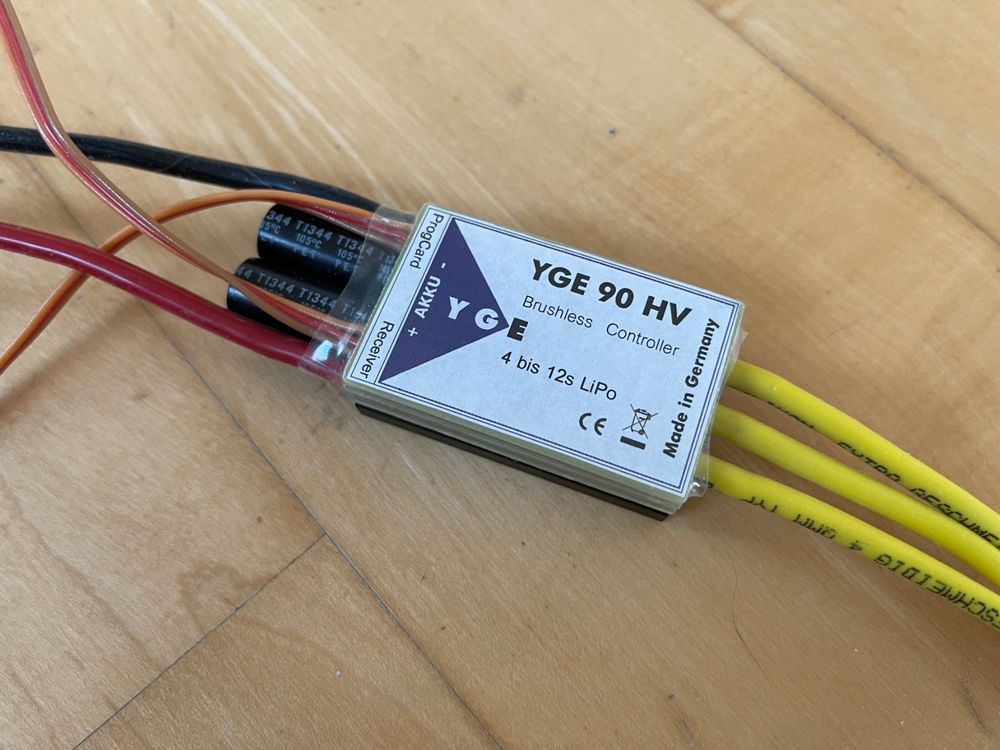 YGE 90 HV Drehzahlregler mit Programmierkarte (Gebraucht) in für CHF 81 ...