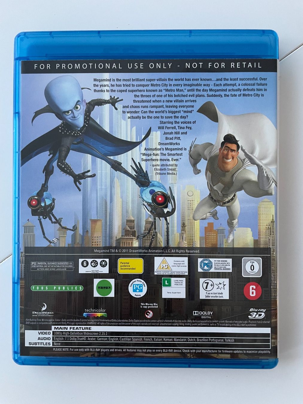 Blu-ray DVD 3D "Megamind" (Gebraucht) in Lachen SZ für CHF 5 – nur ...