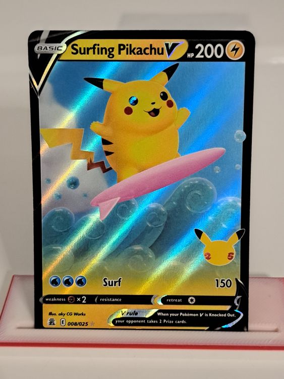 Carte Pokémon Pikachu Surf 008/025 (Gebraucht) in Agiez für CHF 2 – mit ...