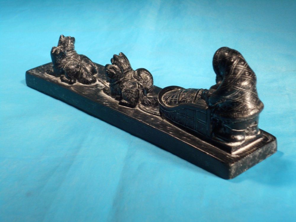 Original Wolf Skulptur Eskimo-Schlitten | Kaufen auf Ricardo