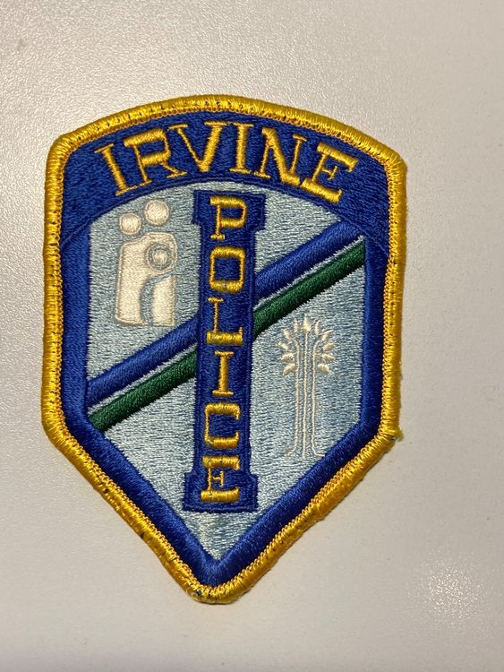 Polizeiabzeichen / Patch der Police Irvine, California USA (Gebraucht ...