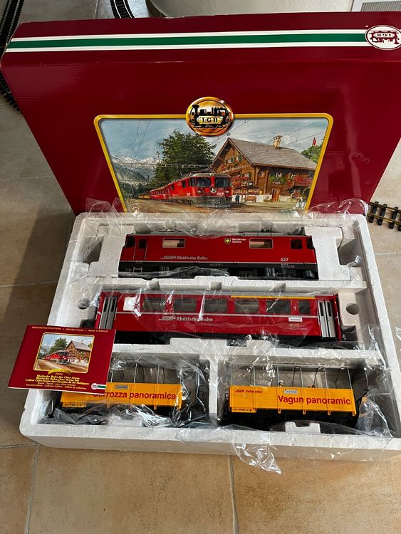 LGB 29432 RhB Set Chur-Arosa, Ge 4/4 II mit Sound (Gebraucht) in Embrach für CHF 1005 – nur ...