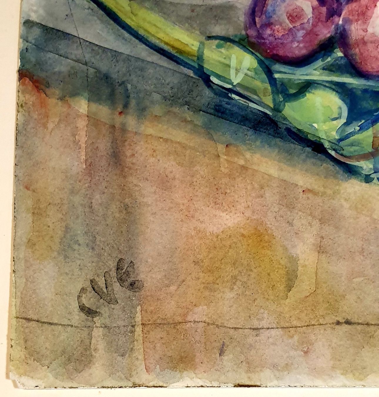 Aquarell Clara Vogelsang Eymann (27 x 37) 40 % seines Wertes (Gebraucht ...