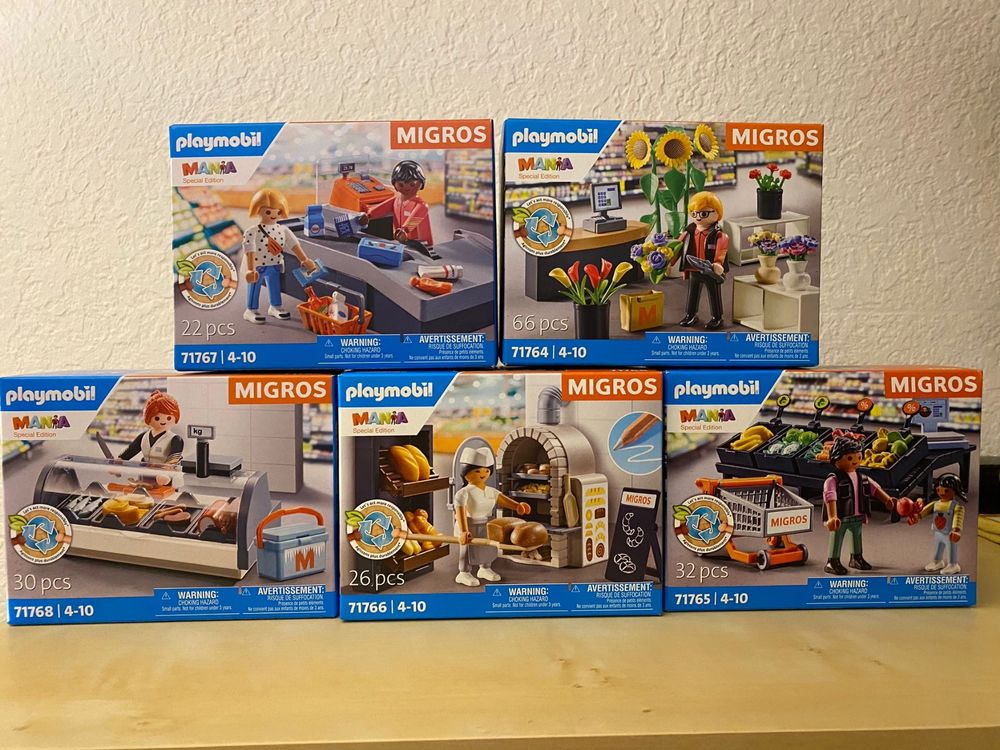 5 Playmobil Sets Migros Mania Special Edition (Neu und originalverpackt ...