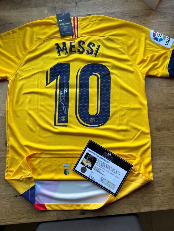 Lionel Messi Barcelona Trikot signiert (Neuf (Voir description)) à ...