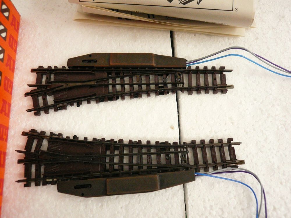 ARNOLD SPUR N ELEKTRO WEICHEN PAAR 15 GRAD NEU UND OVP | Acheter sur Ricardo