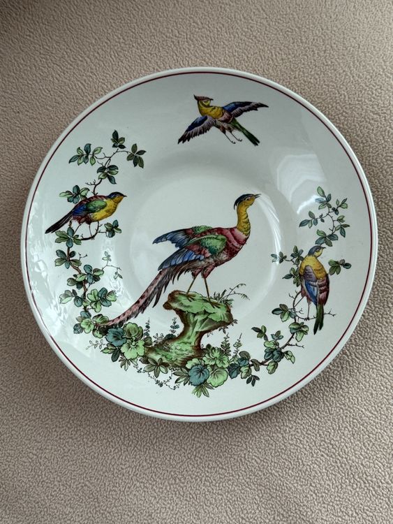 Spode Copeland "Chelsea Birds" Speiseteller 25cm 👍 (Gebraucht) in ...