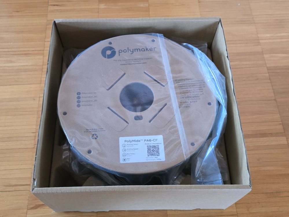 Polymaker PolyMide PA6-CF (Carbon-Faser Nylon), 2.85mm, 2kg (Neu und ...
