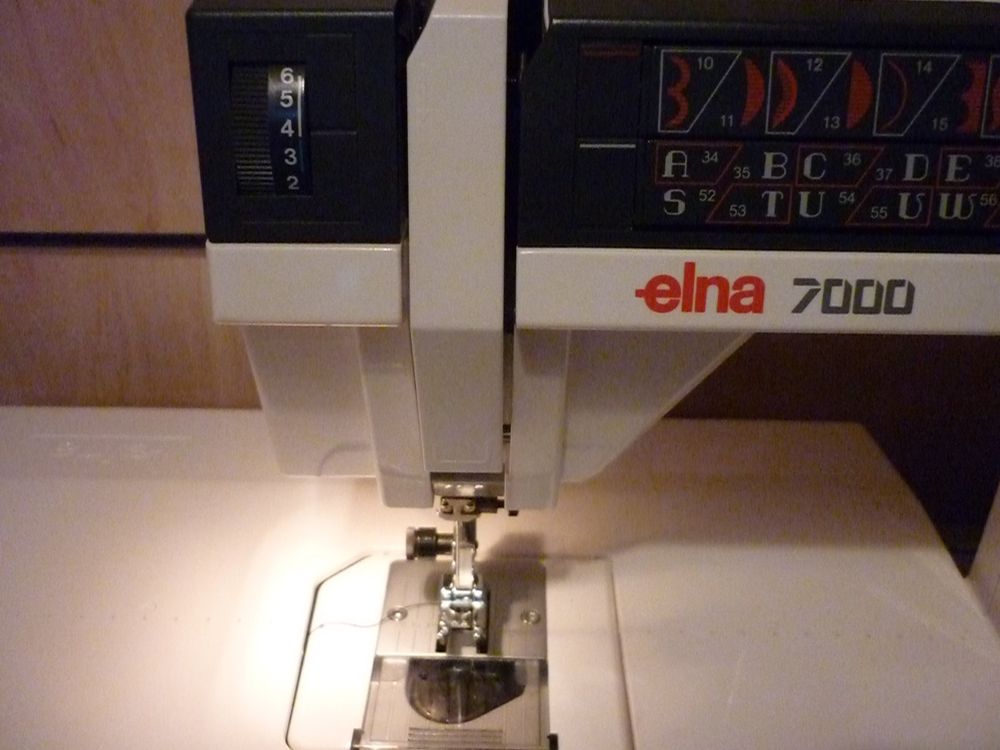 Nähmaschine Elna 7000 Computer Precision Made in Zwitzerland (Gebraucht ...