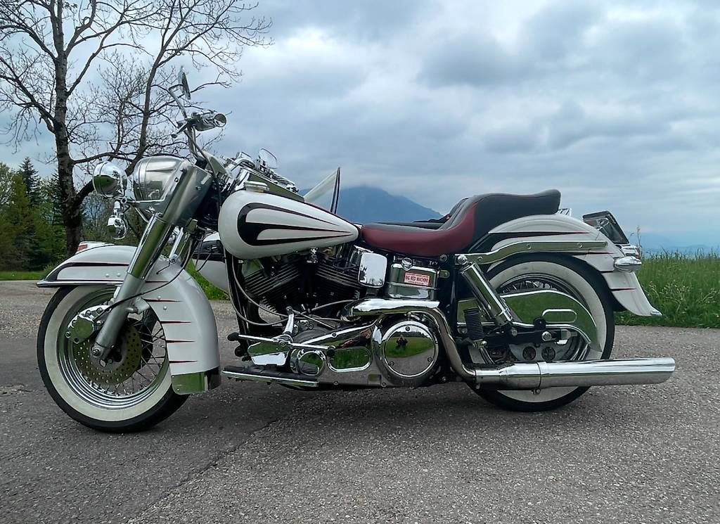 Harley-Davidson Shovelhead FLH Seitenwagen-Gespann 1970 (Gebraucht) in ...