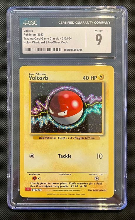 Voltorb-Holo Trading Card Game Classic/CGC 9/EN/Pokémon | Kaufen auf ...