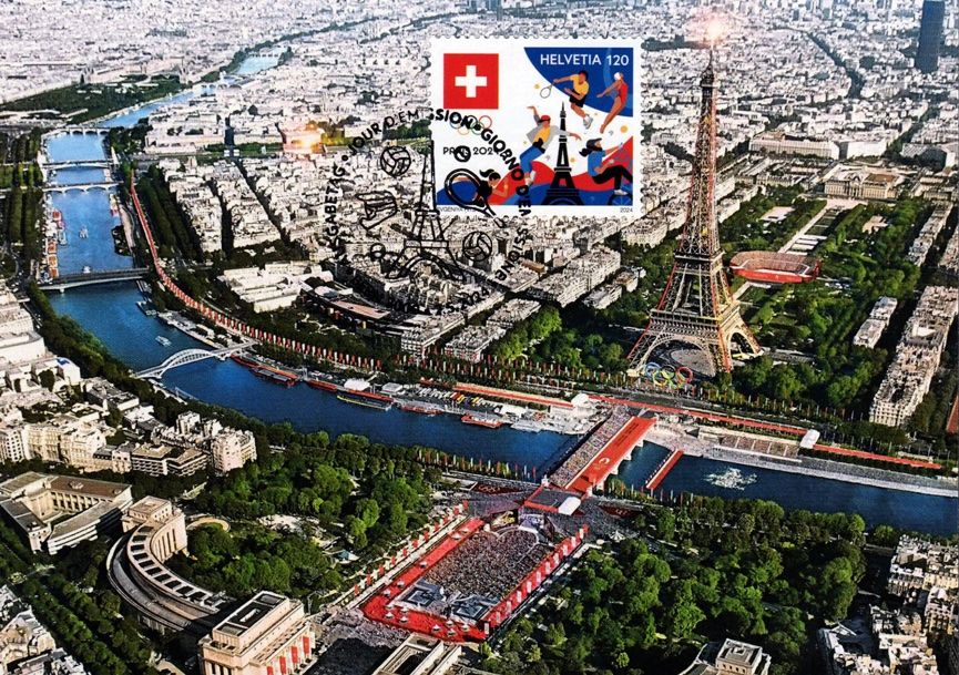 Maximumkarte Olympische Sommerspiele Paris | Kaufen auf Ricardo