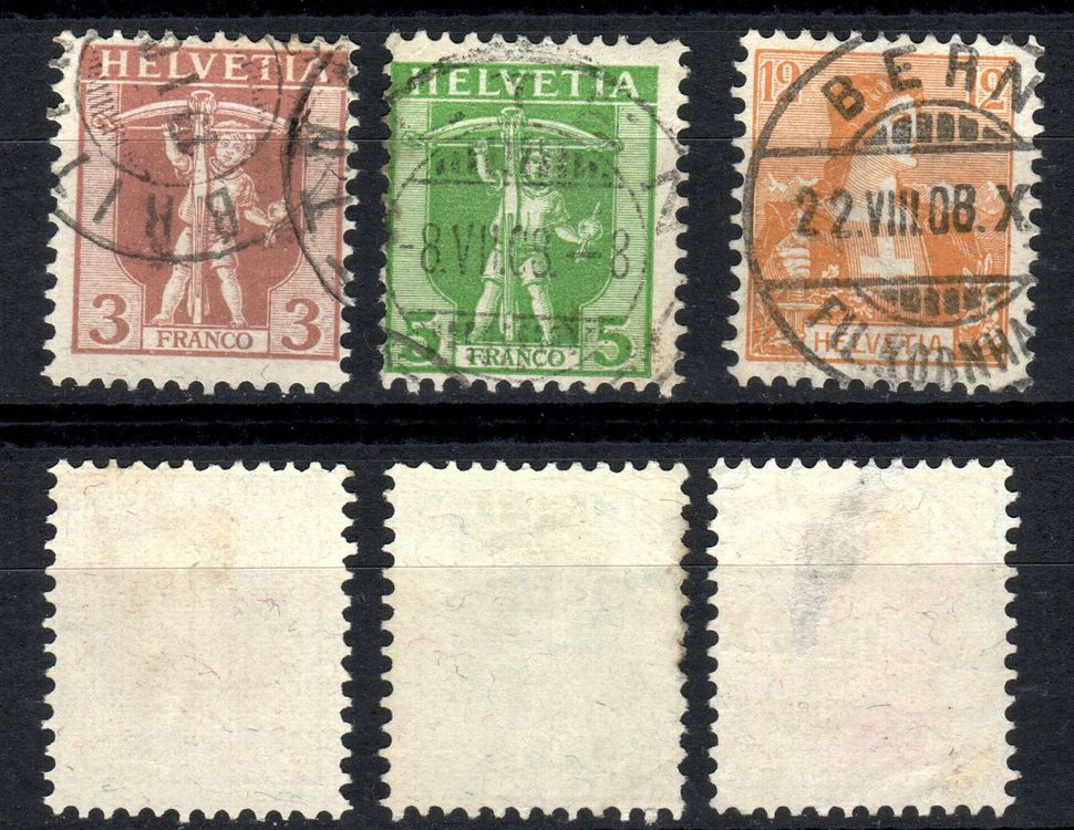 Walterli und Helvetia schön gestempelt | Kaufen auf Ricardo