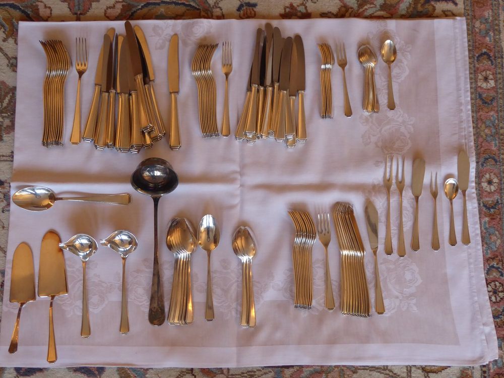 Grosses Set Silberbesteck (versilbert) | Kaufen auf Ricardo
