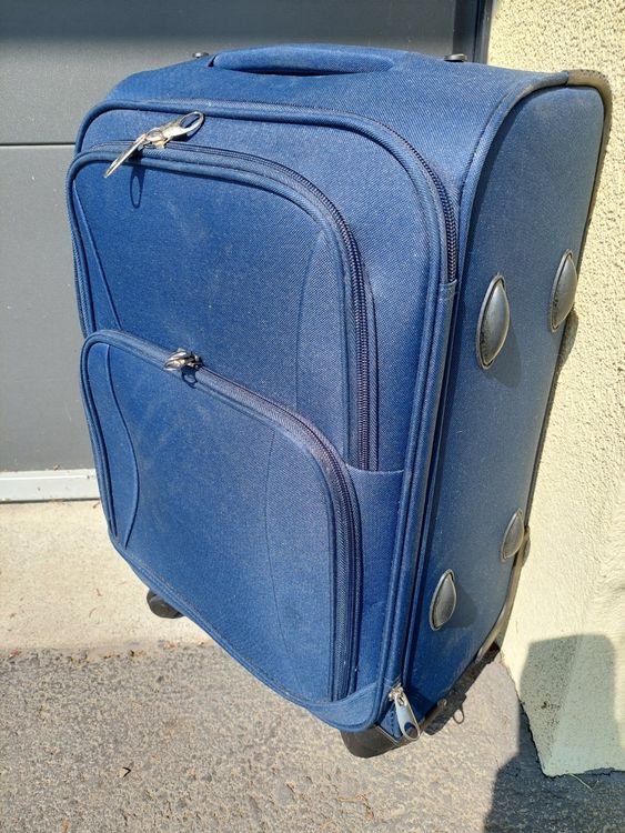 BLAUER STÄDTEROLLKOFFER | Kaufen auf Ricardo
