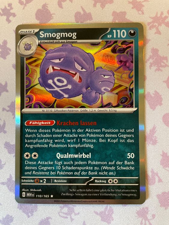 Smogmog 110/165 Holo - Pokemon 151 DE (Neu (gemäss Beschreibung)) in ...