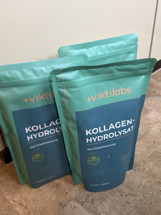 Viktilabs Kollagen-Hydrolysat, neu, 3x 500g, MHD 2027 (Neu und originalverpackt) in Konolfingen ...