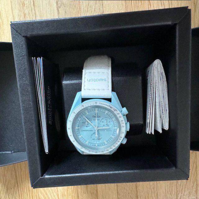 Omega x Swatch MoonSwatch Mission To Uranus (Neu (gemäss Beschreibung ...