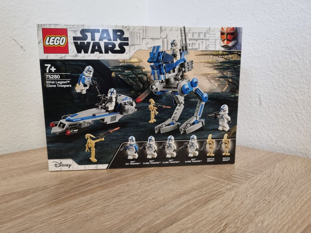 Lego 75280 Star Wars 501st Legion Clone trooper battle pack (Neu und ...