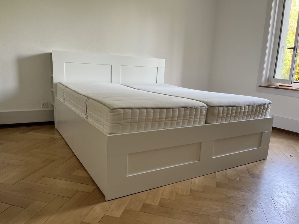 Wunderschne Brimnes Bett Mit Kopfteil Fotos