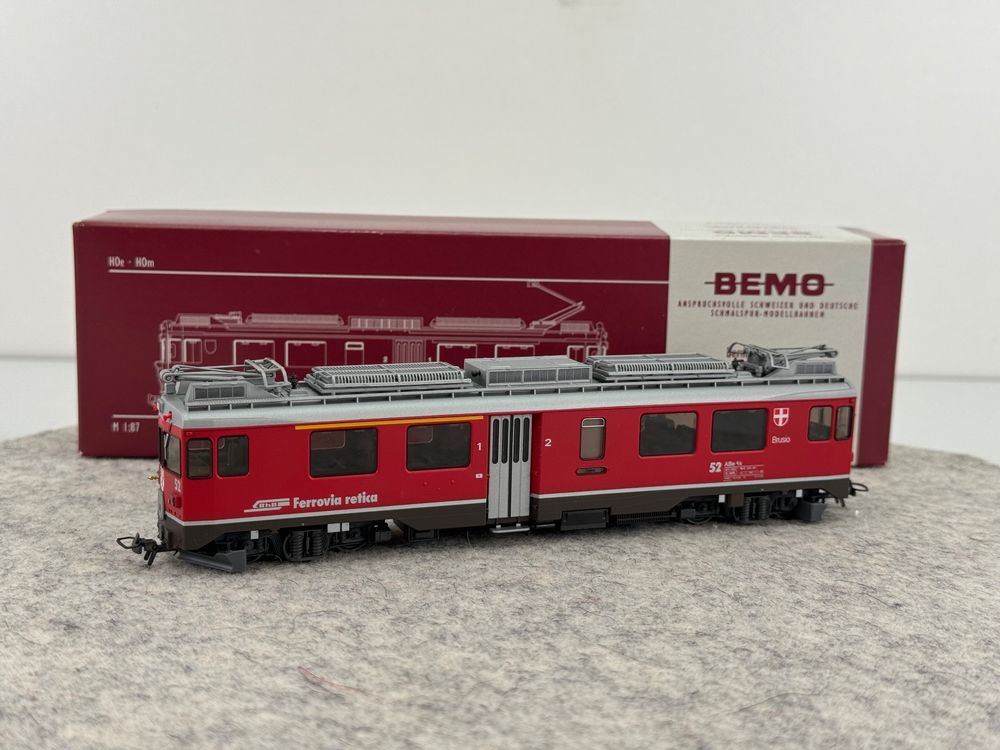 Bemo 1269 102 RhB Abe 4/4 52 Brusio Berninatriebwagen (D'occasion) à ...