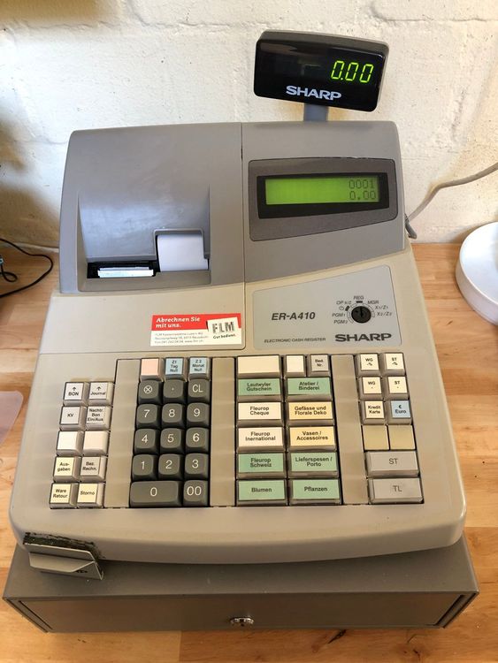 Sharp Registrierkasse Tageskasse ER A410 (Gebraucht) in Ebikon für CHF ...