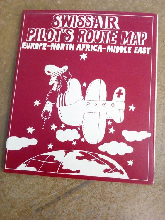 Swissair Pilote's Route Map (Gebraucht) in Neuenkirch für CHF 20 – mit ...
