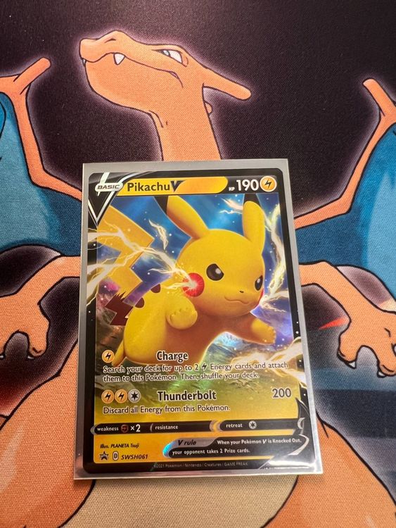 Pikachu V (SWSH 061) - EN - Promo (Neu (gemäss Beschreibung)) in für ...