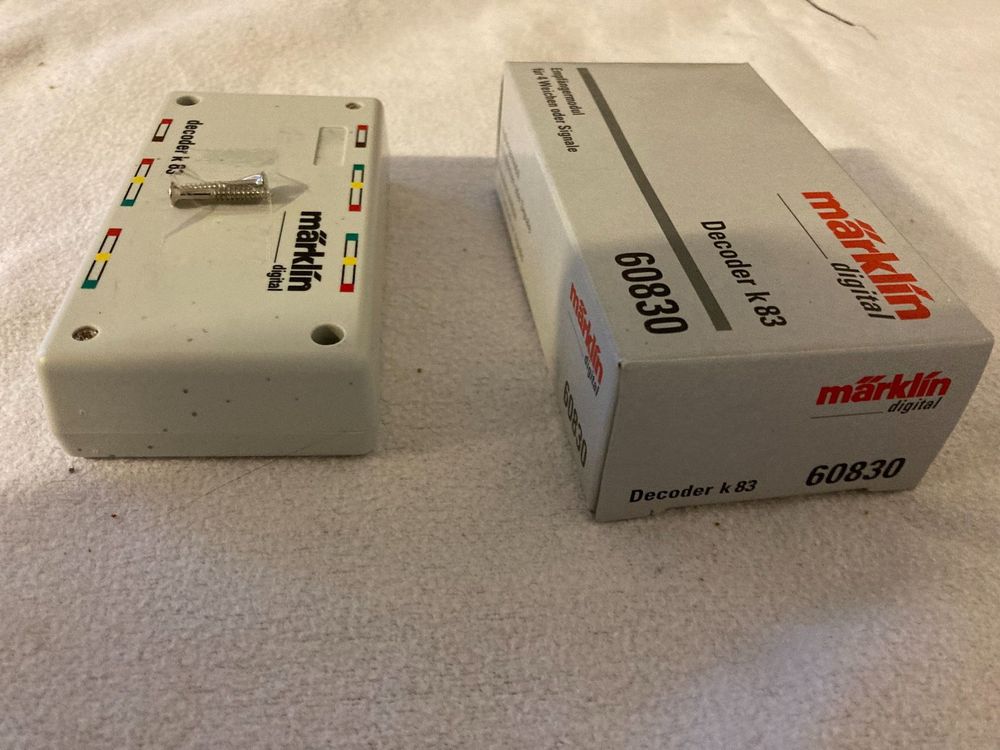 Decoder k83, Märklin Art. Nr. 60830, neue Stecker, gebraucht (Gebraucht) in Burgdorf für CHF 20 ...